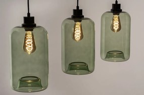 Závěsné designové svítidlo nad jídelní stůl Bottle Green