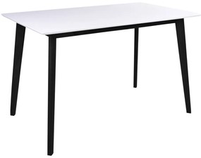 Jídelní stůl House Nordic Vojens - 120x70x75 cm | bílý/černý