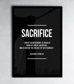 Pixada Sacrifice - Motivační obraz Velikost: A3 - 29,7x42 cm, Volba rámu: plakát bez rámu