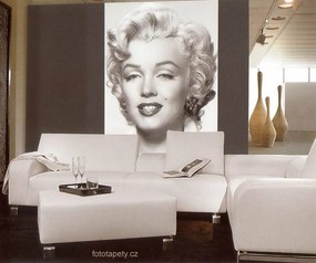 Wizard + Genius Marilyn Monroe, obrazová tapeta čtyřdílná, šířka 183, výška 254, 4D ID 412