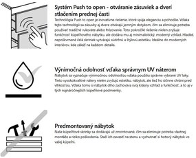 Deante Prizma, vysoká závěsná skříňka 350x350x1600 mm, černá matná, DEA-SDI_NSL1