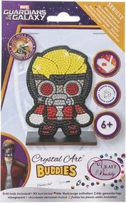 CRYSTAL ART Diamantové malování Postavička Star-Lord / Se stojánkem
