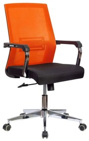 Dalenor Kancelářká židle Roma, textil, černá / červená