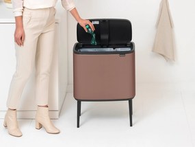 Brabantia BO Touch Bin 11+23L saténově hnědá