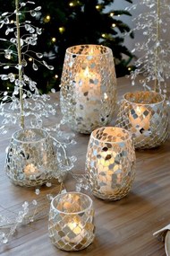 Vánoční dekorační stromek s krystaly Glaze Forest - 42 cm