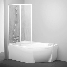 Ravak Supernova vanová zástěna 150x150 cm bílá 76l8010041 VSK2RO150R0L