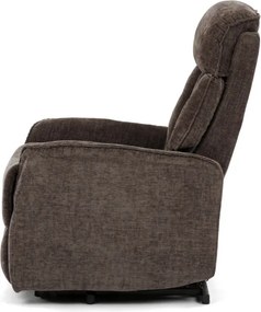 Polohovací křeslo hnědé, elektrické TV-H9727 BR2