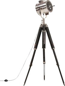 Stojací lampa na stativu masivní mangovníkové dřevo 165 cm 286111