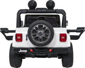 Ramiz Jeep Wrangler Rubicon LIFT elektrické autíčko pro děti bílé