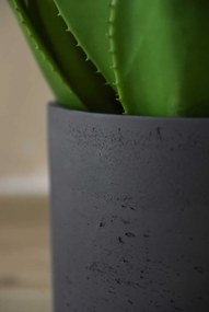Květináč CHICO, sklolaminát, výška 24 cm, antracit
