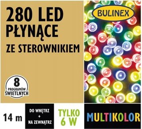 Vánoční osvětlení na stromeček Bulinex vnitřní vícebarevné, délka 201-300 světel 14 m