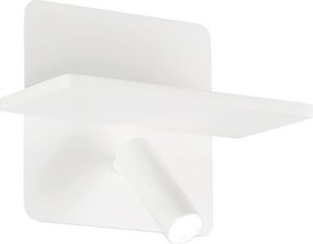 Ideal Lux - LED Nástěnné bodové svítidlo PIANO LED/10W/230V CRI 90 USB bílá