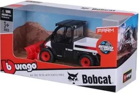 Bburago FARMLAND Bobcat Toolcat se sněhovou radlicí / 10 cm / od 3 let