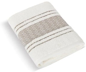 Froté ručník, osuška Mozaika krémová - ,  Osuška