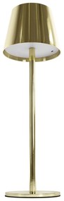 Toolight Toolight, dotyková LED noční stolní lampa 5W, 3 barvy světla, USB napájení, APP1364-T GOLD, zlatá lesklá, OSW-08627