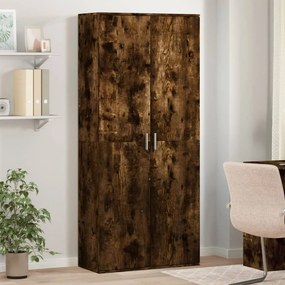 Skříň highboard kouřový dub 80 x 35 x 180 cm kompozitní dřevo 3276655