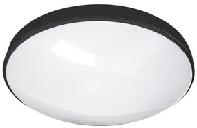 Baterie Centrum | LED Koupelnové stropní svítidlo CIRCLE LED/36W/230V 4000K pr. 45 cm IP44 černá | BC0470