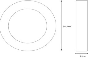 Lucide 28116/11/31 - LED Stmívatelné stropní svítidlo BRICE LED/8W/230V IP44