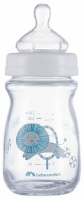 Kojenecká láhev Emotion Glass 130ml 0-6m White