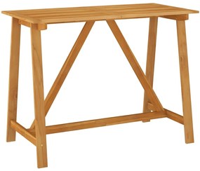 vidaXL Zahradní barový stůl 140 x 70 x 104 cm masivní akáciové dřevo