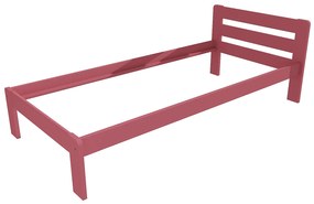 Vomaks Jednolůžková postel VMK002A Rozměr: 90 x 200 cm, Barva: barva růžová