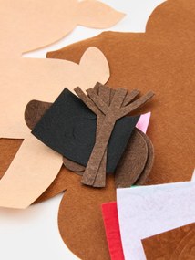 Sinsay - Kreativní sada na výrobu vánočních ozdob z plsti - vícebarevná