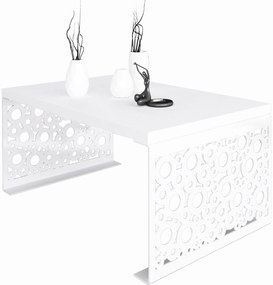 Konferenční stolek RINA 100x60 Hlavní barva: Bílá, Další barva: Beton