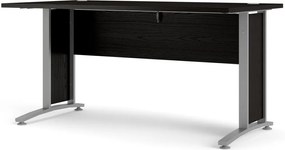 Psací stůl Officer 80400/71 150 cm černý/stříbrný