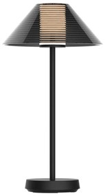 LED Stmívatelná stolní lampa SERENGETI LED/3,4W/5V USB 3600 mAh IP44 černá