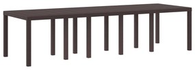 Zahradní stůl Hnědá 300 x 100 x 73 cm polyratan 3378521