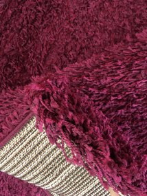 Medipa (Merinos), Kusový Koberec Shaggy Plus Purple 957, 160x230, fialová, ložnice