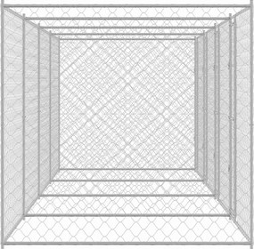 Klec pro psa Stříbrná 800 x 200 x 200 cm Pozinkovaná ocel 3368308