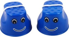 MERCO Chůdy Smile modré / Balanční hra / Protiskluzový nášlap / Plast