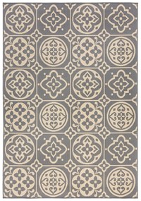 Flair Rugs koberce Kusový koberec Florence Alfresco Tile Grey - 200x290 cm