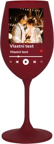Personalizovaná sklenice s motivem přehrávače
