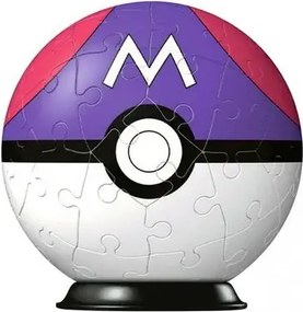 Ravensburger 3D Puzzle-Ball Pokémon: Master Ball / 54 dílků / věk od: