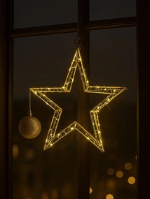 Sinsay - Vánoční dekorace ve tvaru hvězdy s LED osvětlením - zlatá
