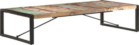 vidaXL Konferenční stolek 180 x 90 x 40 cm masivní recyklované dřevo [321589] Barva: Černá