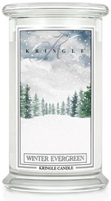 Kringle Candle svíčka Winter Evergreen (sójový vosk), 623 g