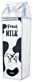 Plastová pevná láhev na mléko s krávou Cow - 1000 ml