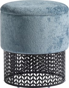 XXXLutz TABURET, kov, textil, kompozitní dřevo, 40/44/40 cm MID.YOU - Online Only lavice - 000756001801