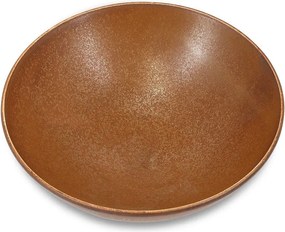 Hnědá porcelánová mísa ø 21 cm Ovio – BonBistro