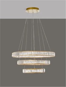 Závěsné LED svítidlo NOVA LUCE AURELIA 92W 3500K 9333069 stmívatelné Triac