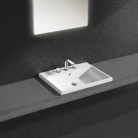 GROHE 3947900H - Umyvadlo CUBE CERAMIC 600 × 490 mm keramika/bílá