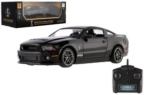 Auto RC Ford Shelby GT500 plast 18cm 2,4GHz na dálk. ovládání na baterie se světlem v krabici 29x11