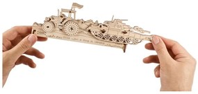 Ugears 3D dřevěné mechanické puzzle Brave UA Tractor