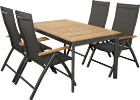Doppler CONCEPT TEAK FSC®, polohovací křesla, 4+1