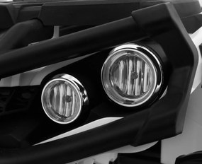 Ramiz Dětská čtyřkolka ATV 2,4 GHz na baterie bílá + dálkové ovládání + EVA kola + MP3 rádio + pomalý start