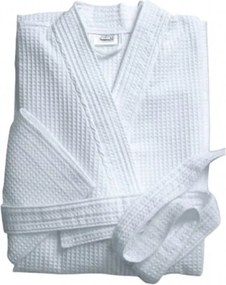 Praktik Vaflový župan kimono Praktik bílá velikost L