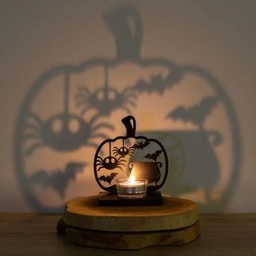 Kovový svícen DÝNĚ HALLOWEEN